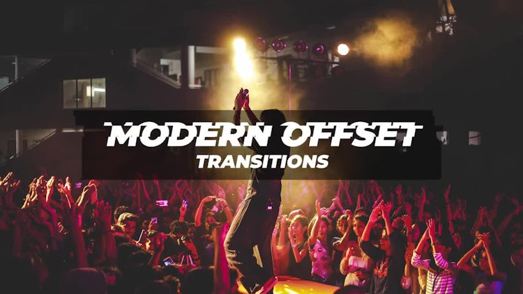 Modern Offset Transitions - After Effects Presets | Motion Array