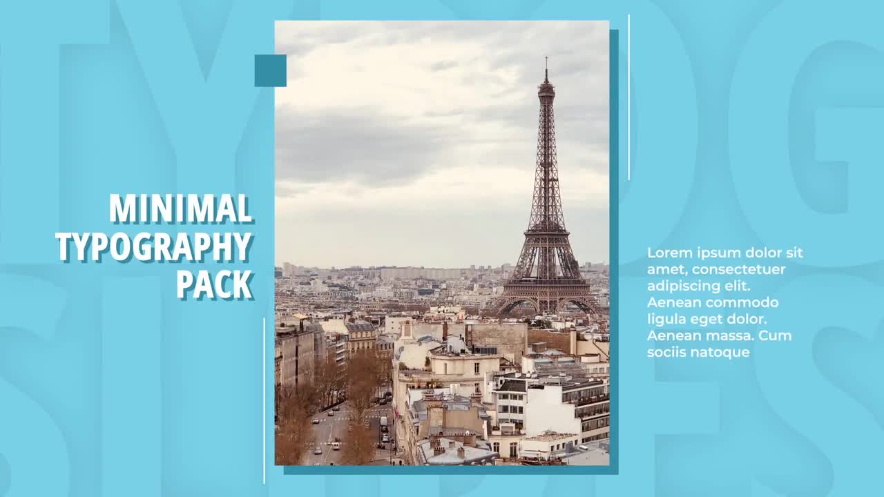 Dynamic Typo Slides - After Effects Templates | Motion Array