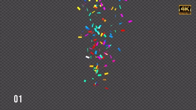 Confetti - Stock Motion Graphics | Motion Array