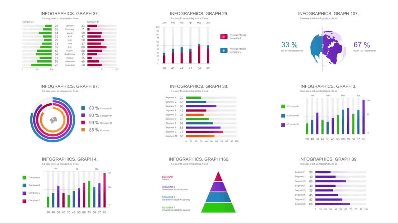Infographics Classical - After Effects Templates | Motion Array