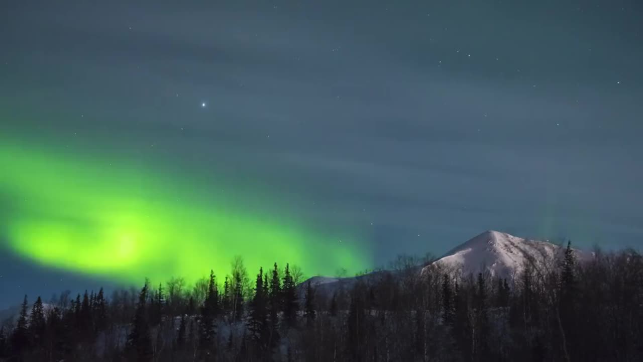 Northern Lights Time-Lapse - Stock Video | Motion Array