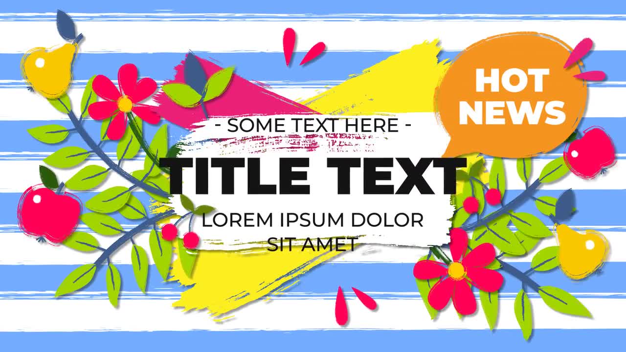 Tropical Summer Titles - After Effects Templates | Motion Array