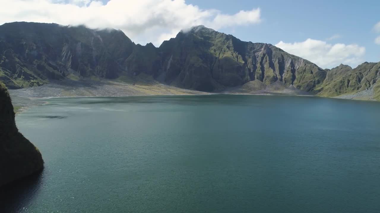 Crater Lake Pinatubo - Stock Video | Motion Array