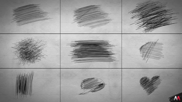Sketch FX - Scribbles - Stock Motion Graphics | Motion Array