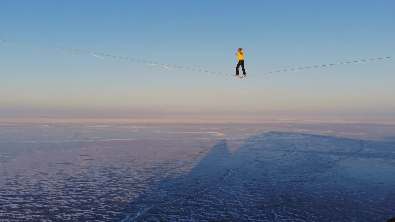 Tightrope Walking - Stock Video | Motion Array