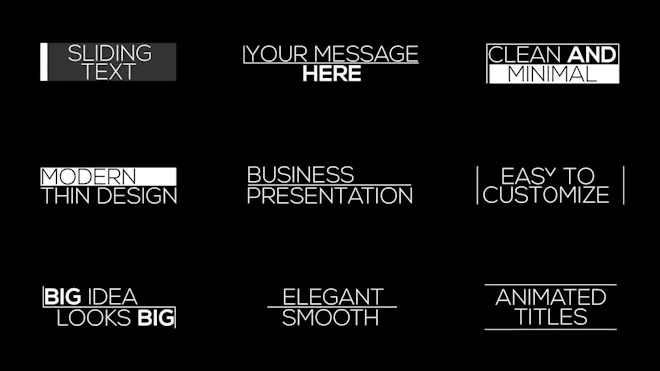Elegant Text Animation Stylish Text Animation | Mogrt, Titles Ft. 2d