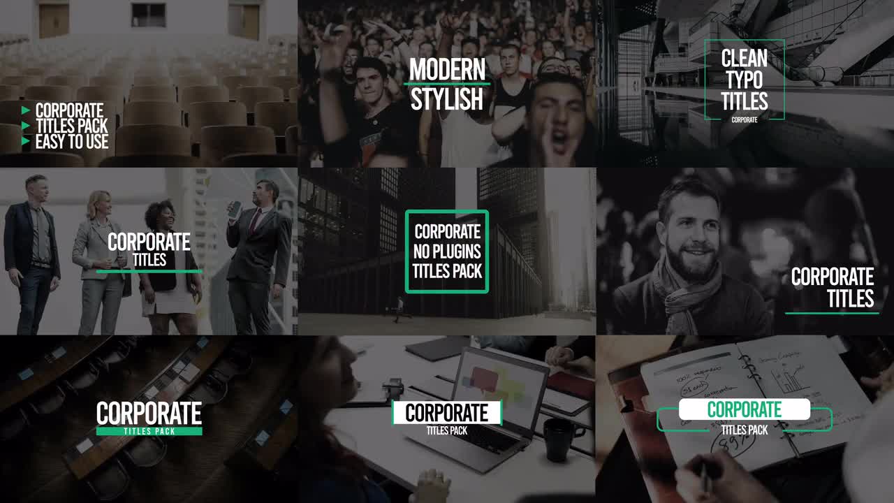 Corporate Titles Pack V6 - After Effects Templates | Motion Array