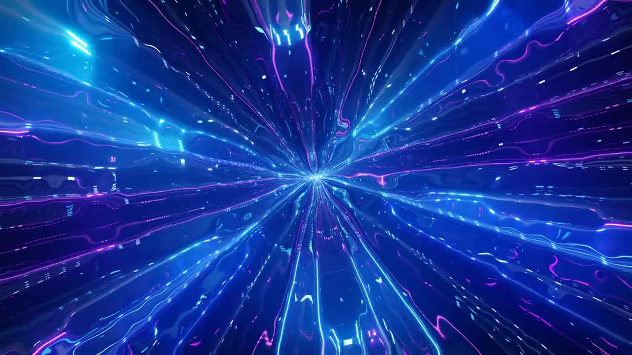 Space Abstract Light Tunnel - Stock Motion Graphics | Motion Array