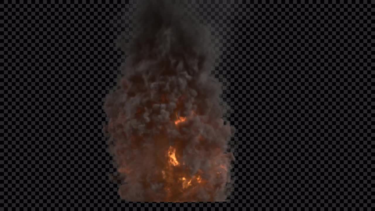 Fire And Smoke Loop - Stock Motion Graphics | Motion Array