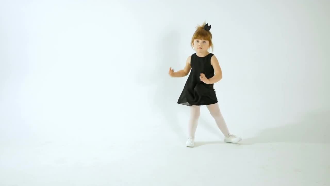 Little Girl Dancing - Stock Video | Motion Array