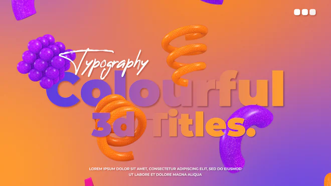 Final Cut Pro Templates Typography & Titles | Motion Array