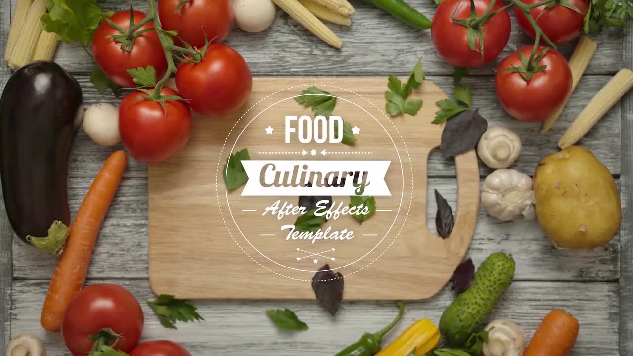 Food And Culinary Titles - After Effects Templates | Motion Array