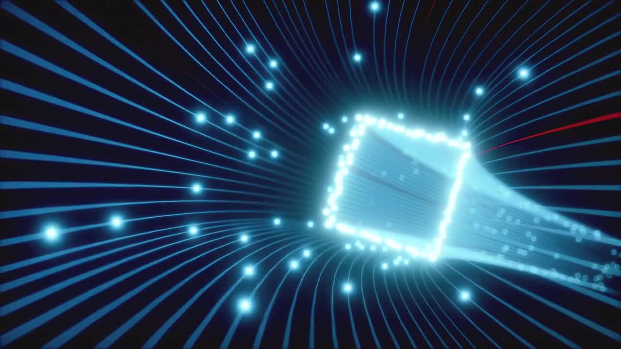 Fiber Optic Wires Loop - Stock Motion Graphics | Motion Array