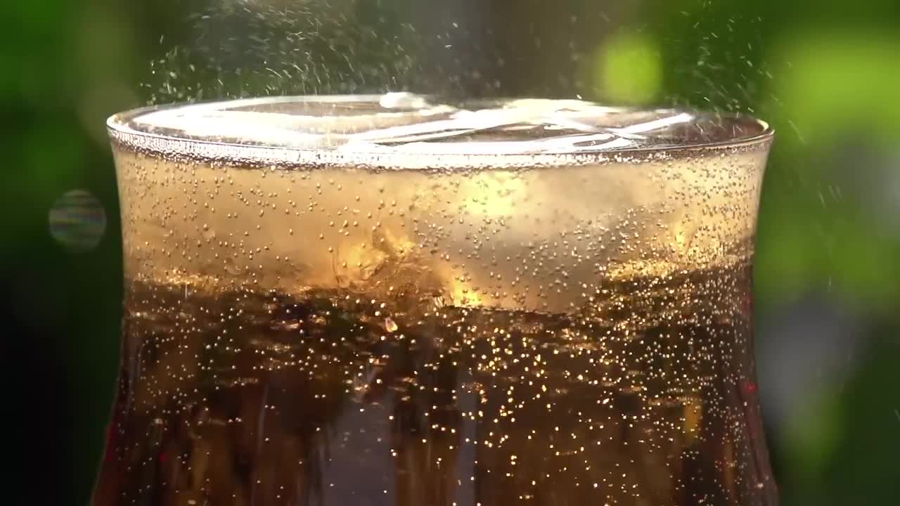 Fizzing Drink - Stock Video | Motion Array