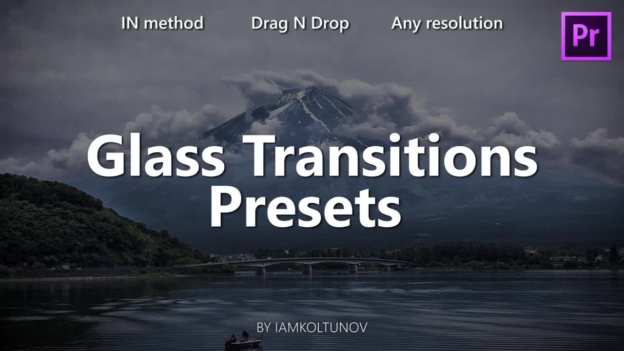 Glass Transitions Pack 9 - Premiere Pro Presets | Motion Array