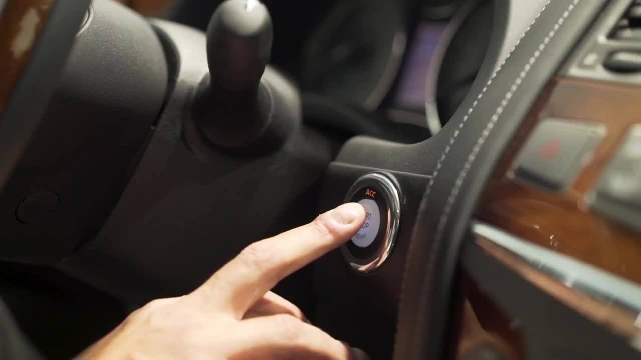 Starting The Engine - Stock Video | Motion Array