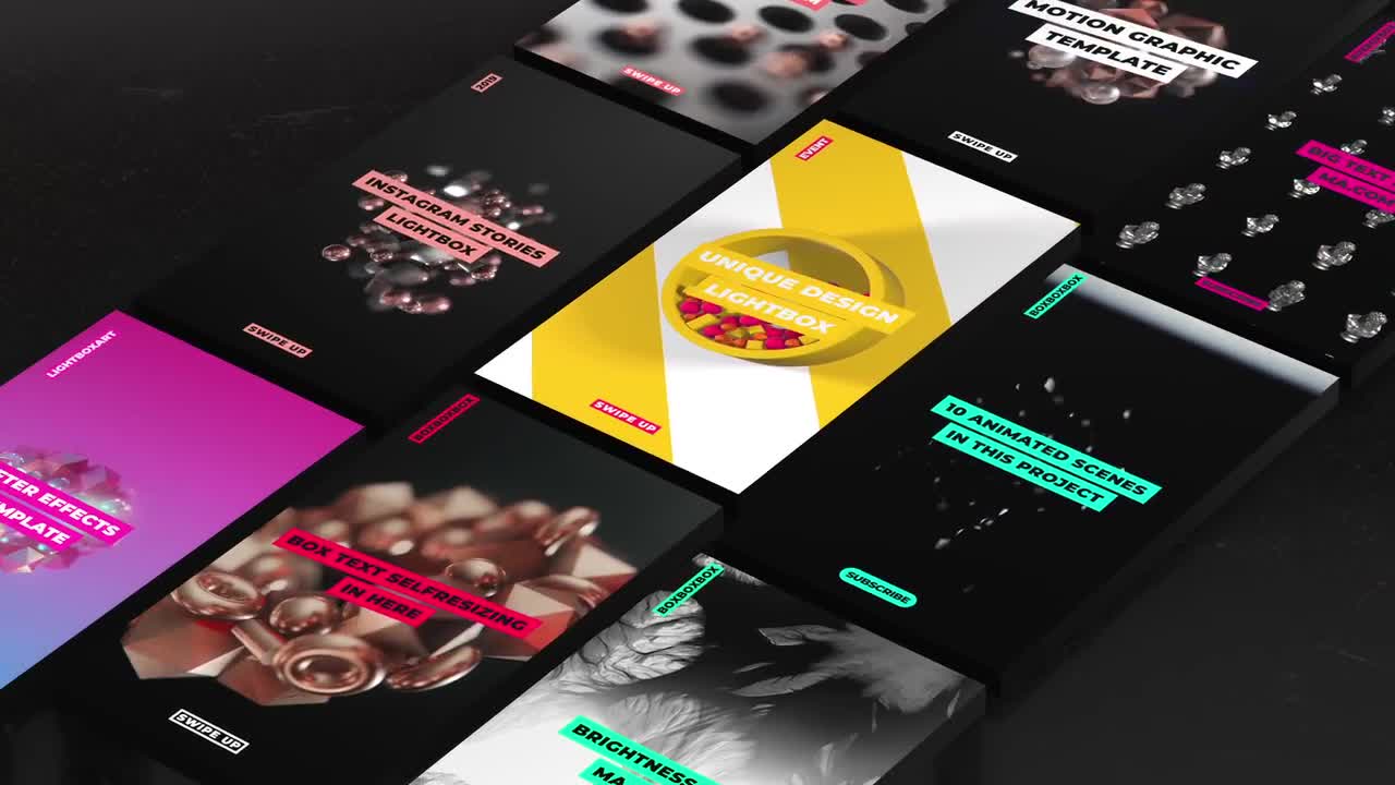 Lightbox - Instagram Stories - After Effects Templates | Motion Array