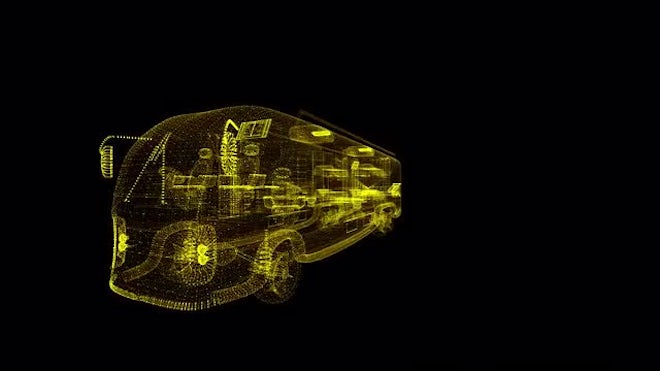 Hologram Of An RV - Stock Motion Graphics | Motion Array