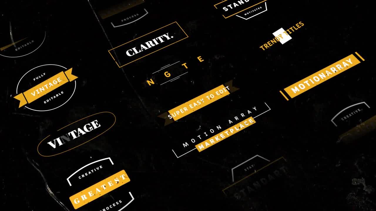 Vintage Titles - Self Resizable - Motion Graphics Templates | Motion Array