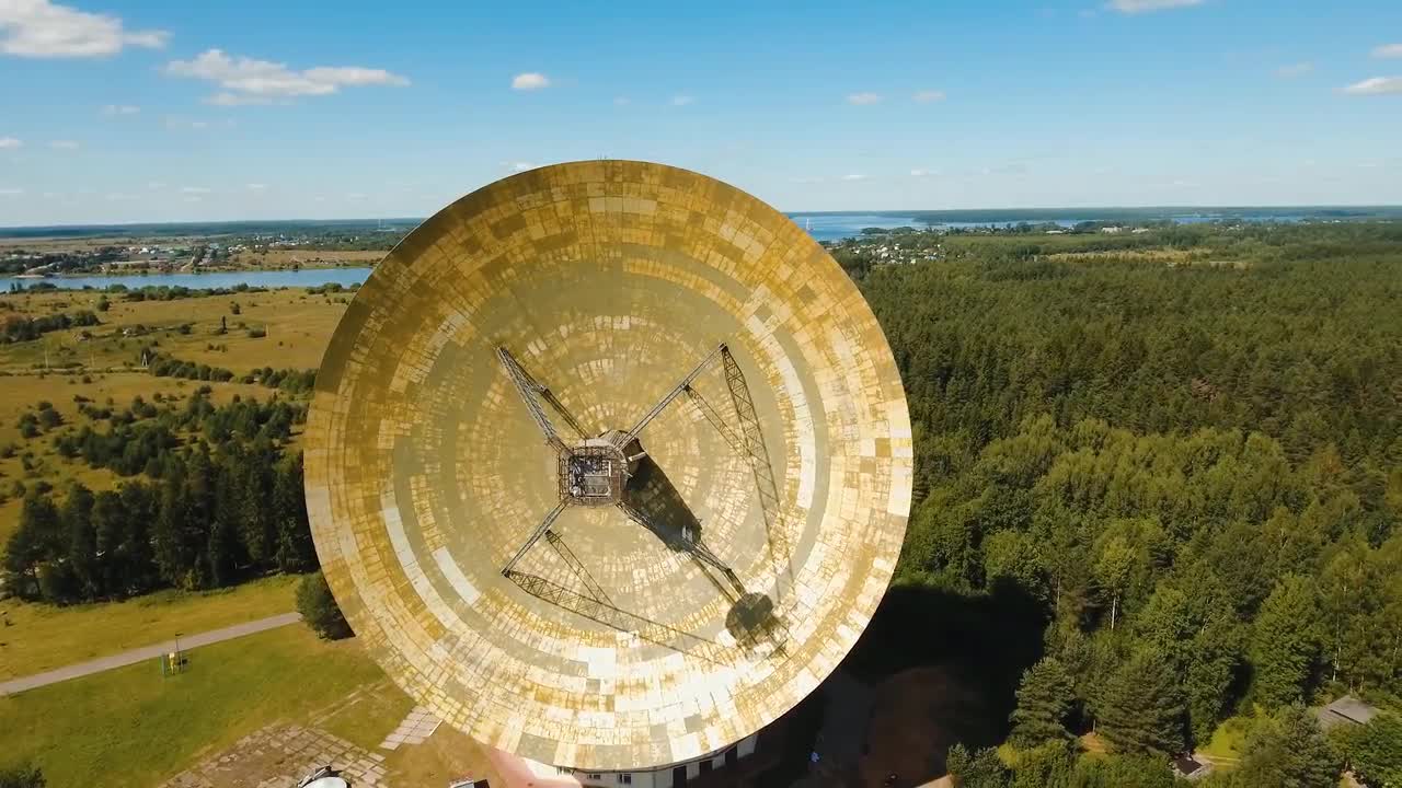 Astronomical Observatory Satellite Dish - Stock Video | Motion Array