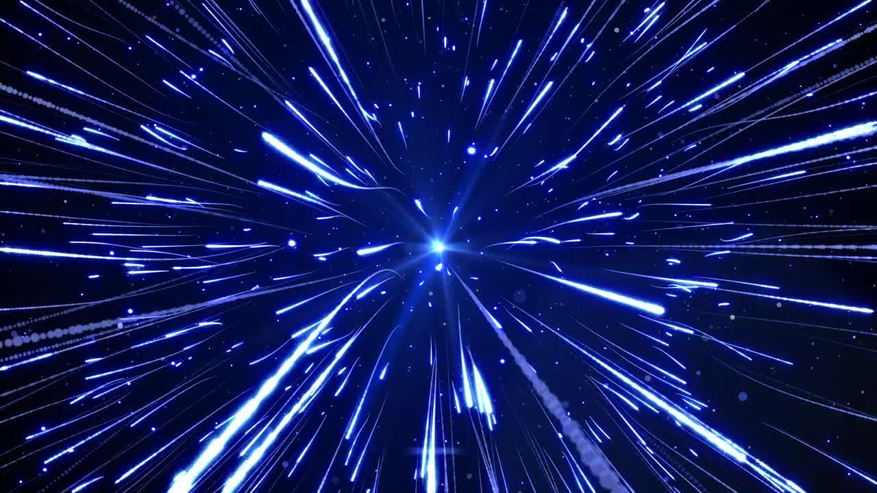 Beaming Blue Lights - Stock Motion Graphics | Motion Array