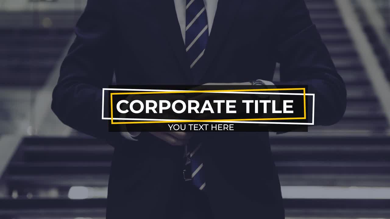 Corporate Titles - Motion Graphics Templates | Motion Array