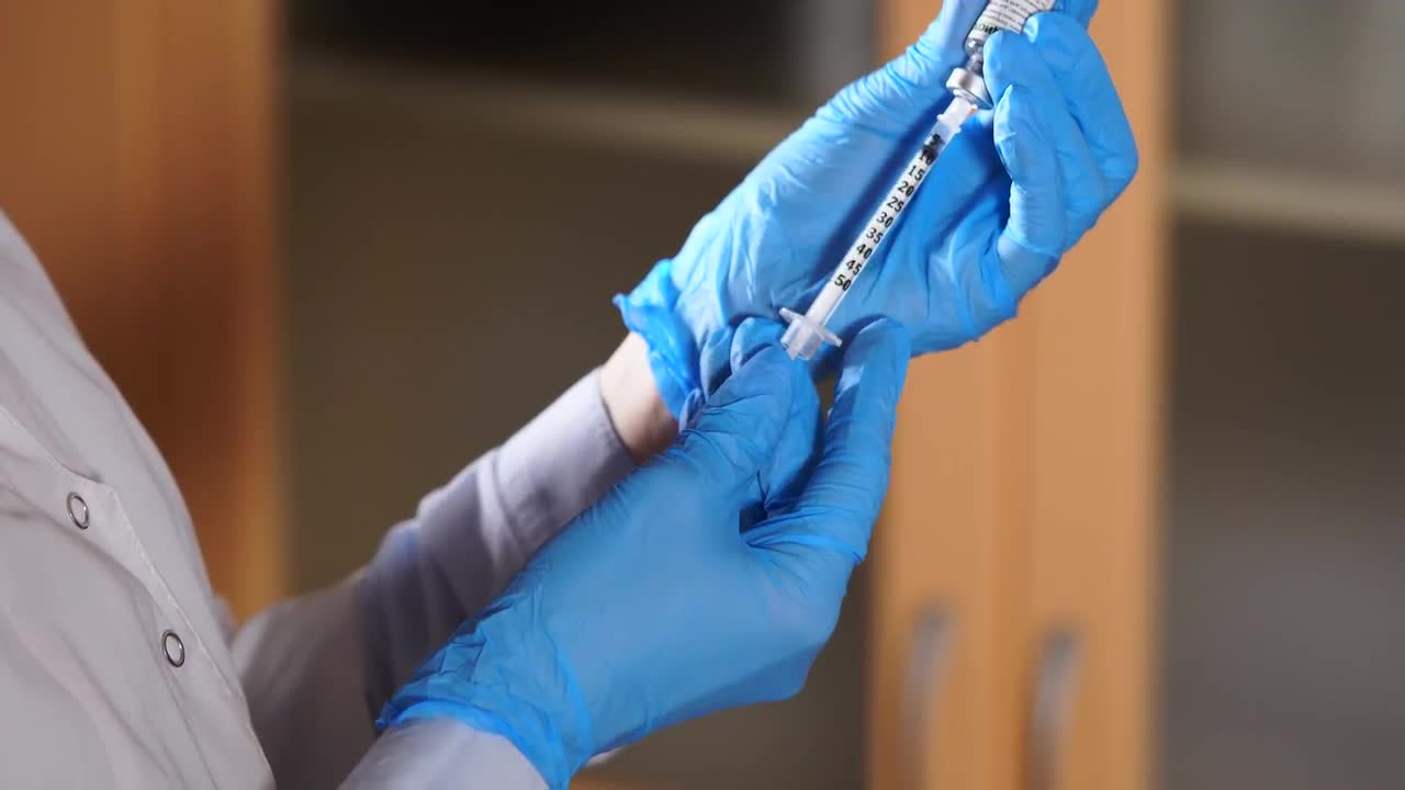 Preparing For Injection - Stock Video | Motion Array