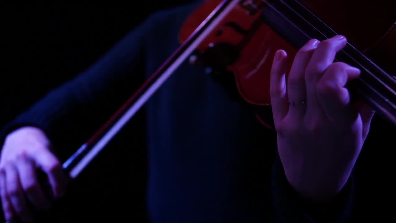 Playing The Violin - Stock Video | Motion Array