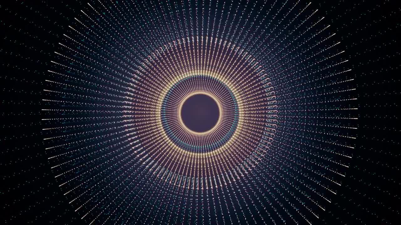 Dotted Rays Spinning - Stock Motion Graphics | Motion Array