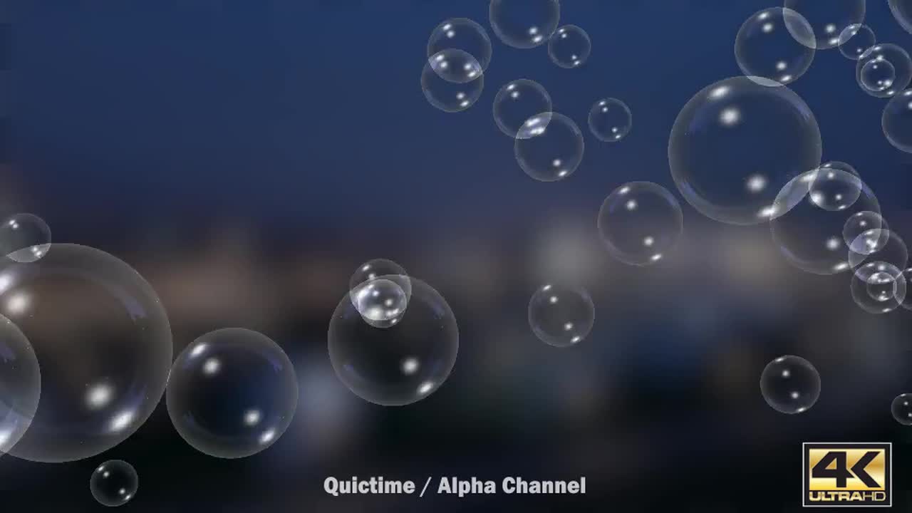 Flying Bubbles Pack - Stock Motion Graphics | Motion Array
