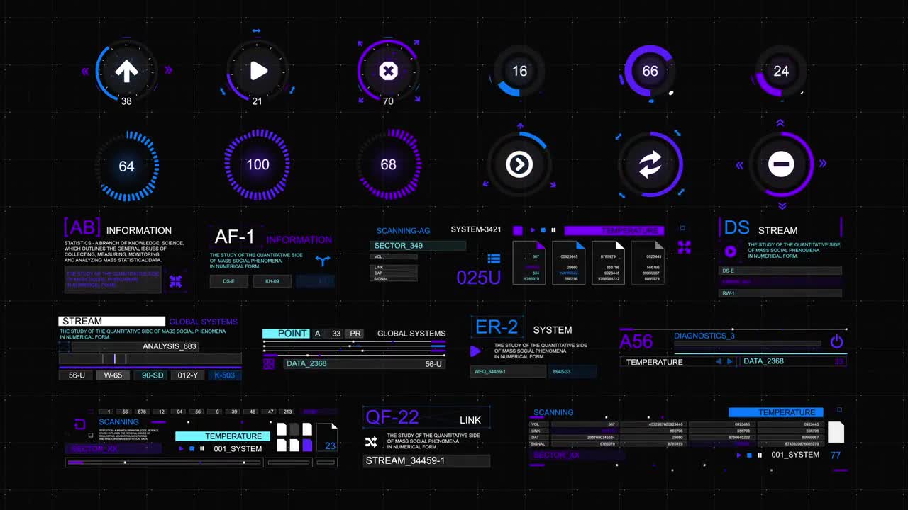 Techno Hud 3D - After Effects Templates | Motion Array