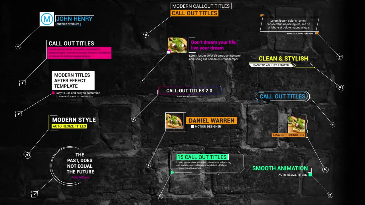 Call Out Titles 2.0 - After Effects Templates | Motion Array