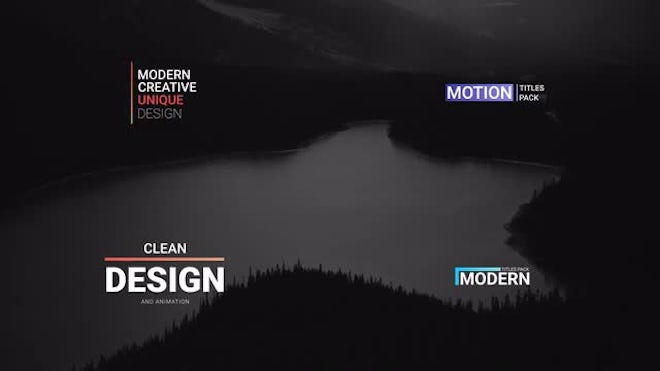 Mini Titles - After Effects Templates | Motion Array