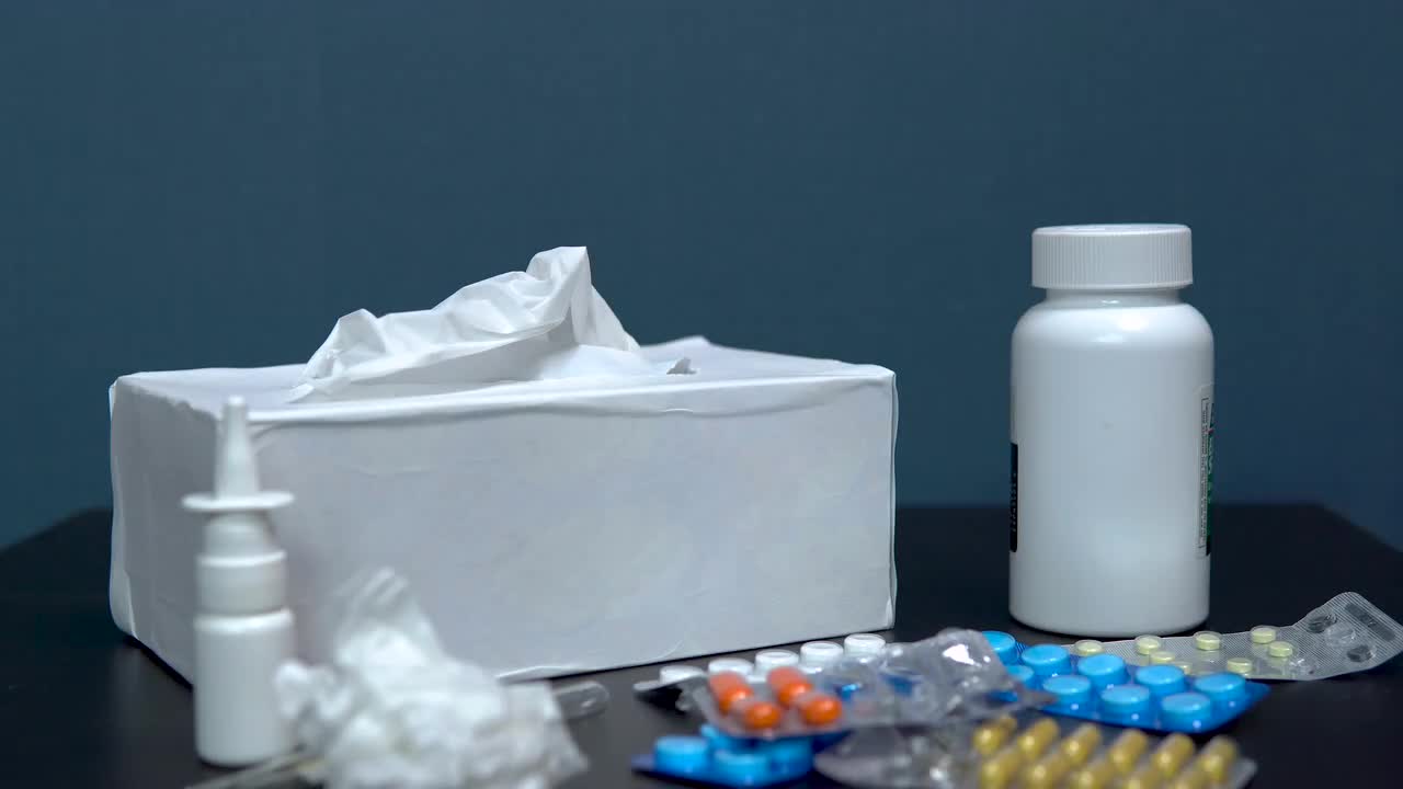 Grabbing A Tissue - Stock Video | Motion Array