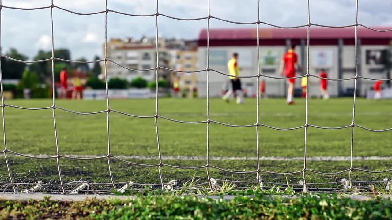 Soccer Players On Pitch - Stock Video | Motion Array