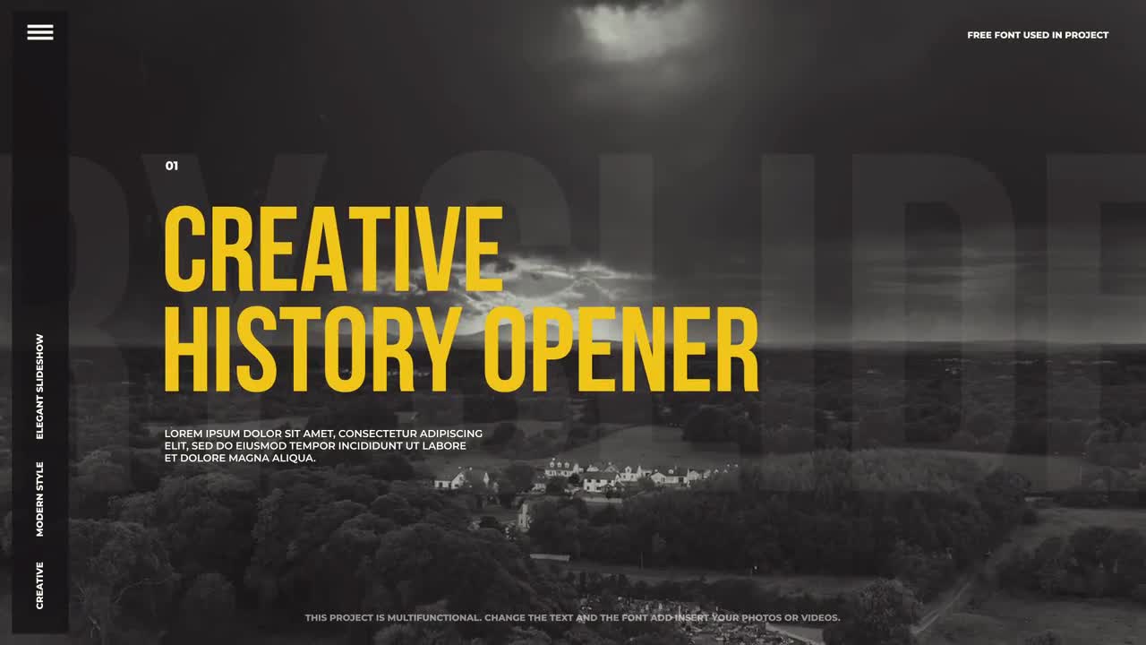 Creative History Opener - After Effects Templates | Motion Array