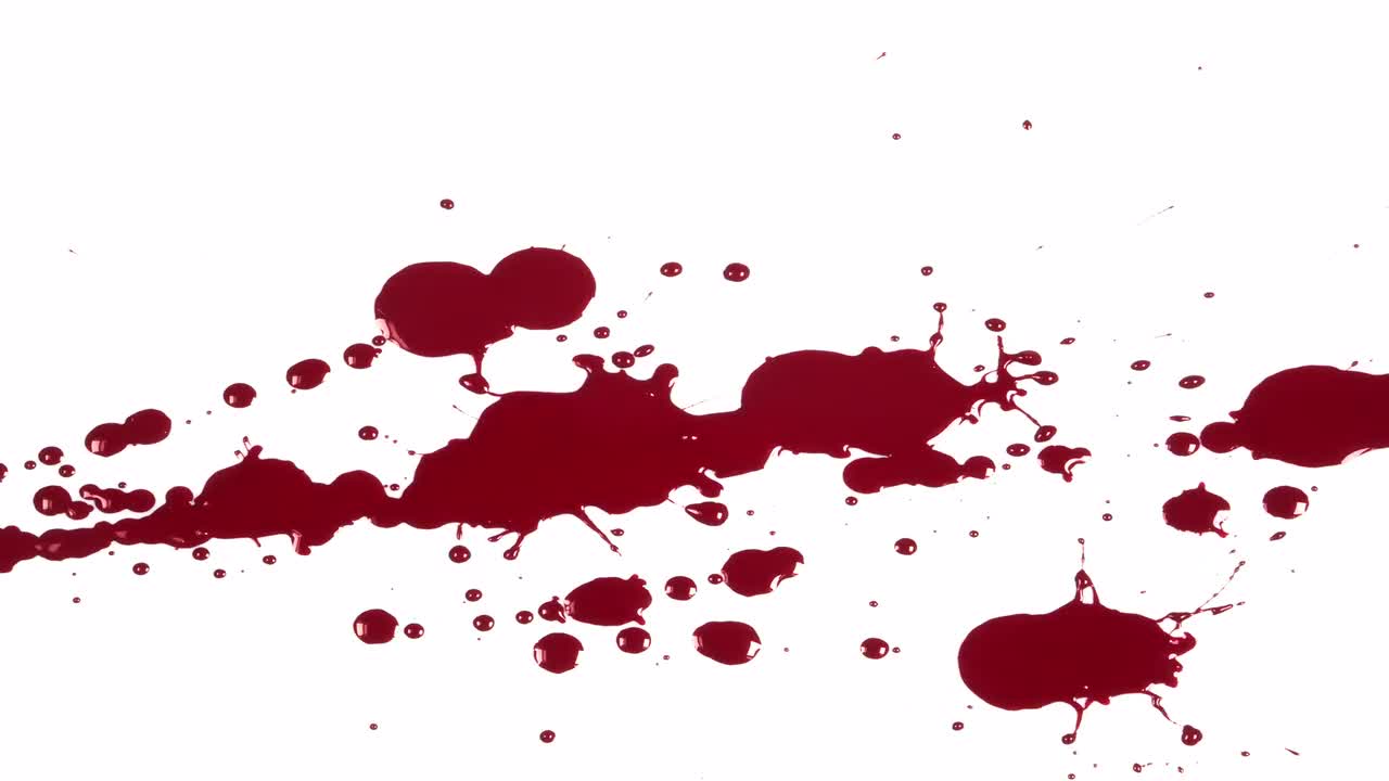 Blood Drops - Stock Video | Motion Array