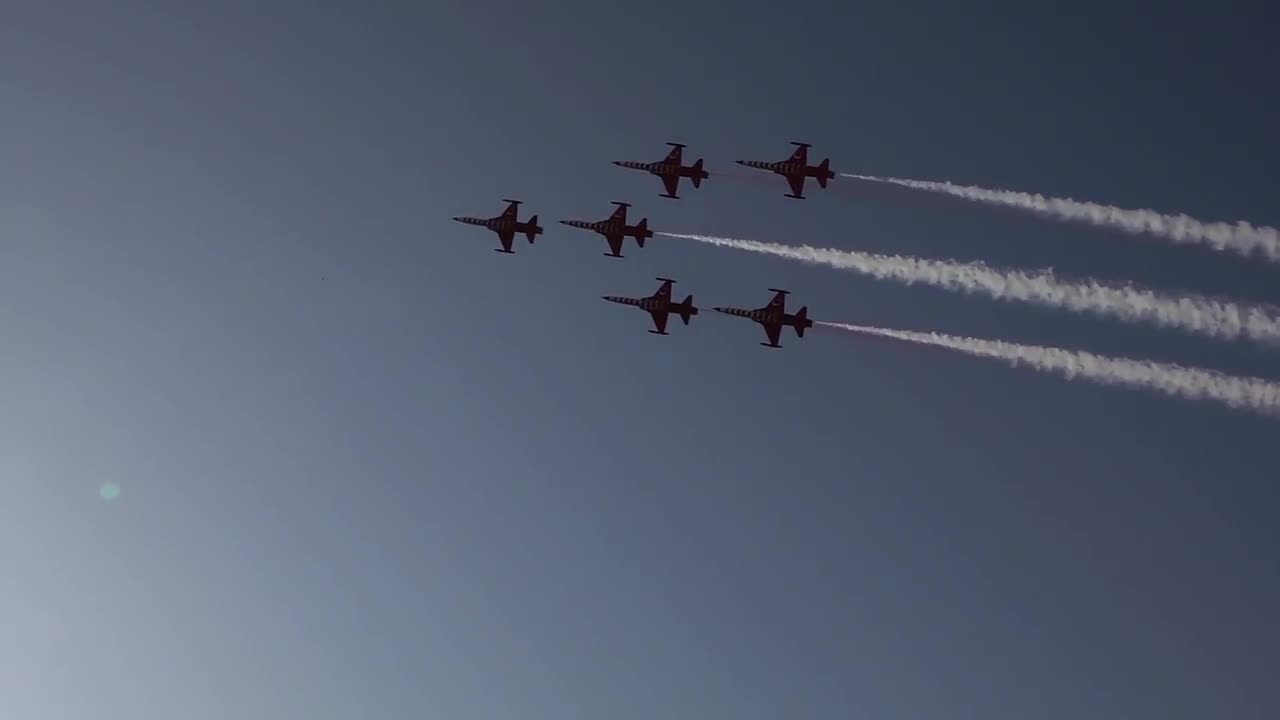 Fighter Jet Contrails - Stock Video | Motion Array