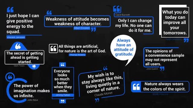 Minimal Quotes Lower Thirds - After Effects Templates | Motion Array