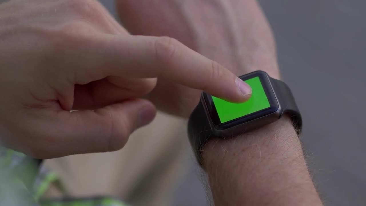 Green Screen Smartwatch - Stock Video | Motion Array