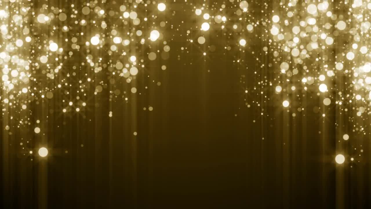 Raining Gold Bokeh - Stock Motion Graphics | Motion Array