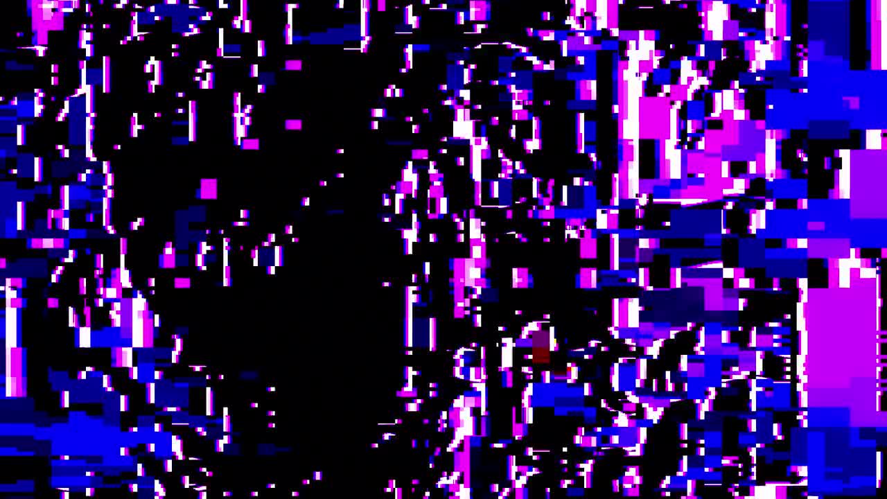 Pink and Blue Glitch - Stock Motion Graphics | Motion Array
