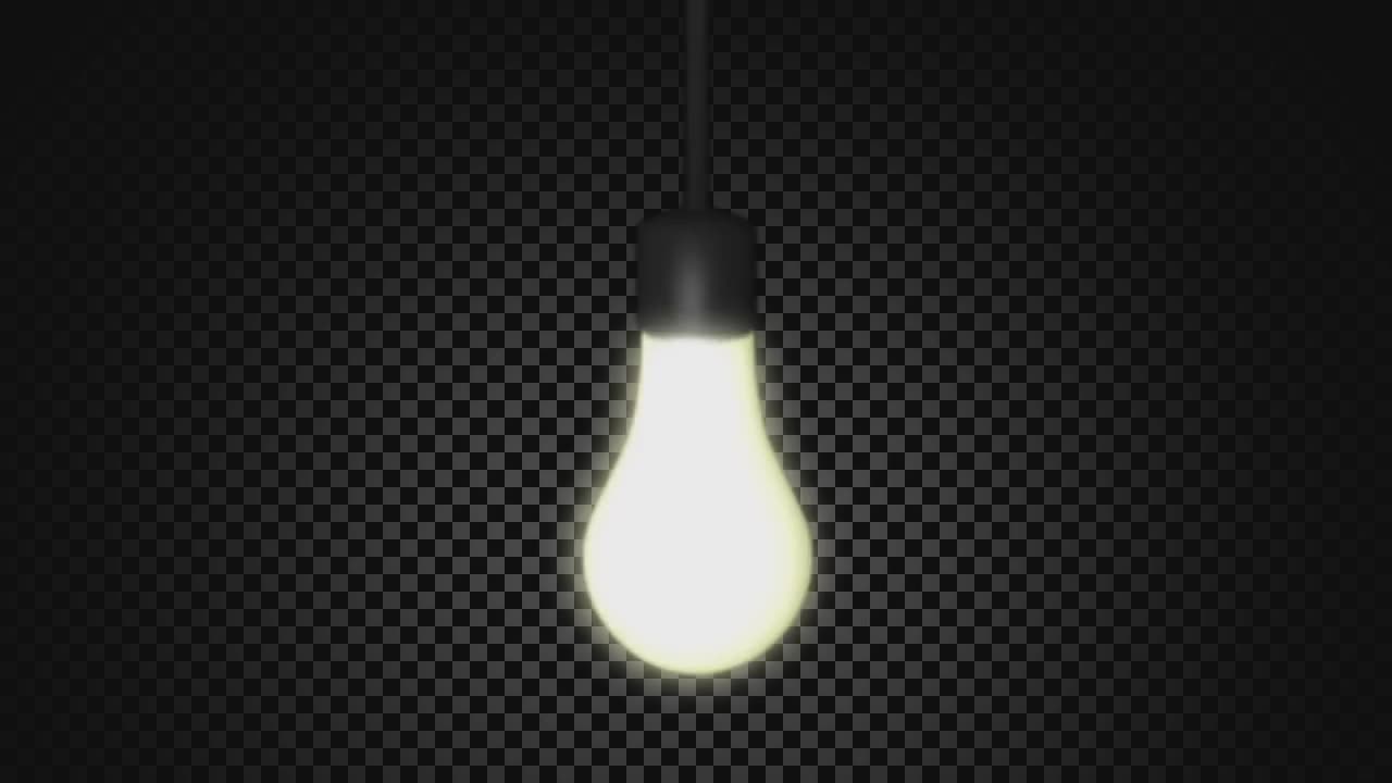 Flickering Bulb - Stock Motion Graphics | Motion Array