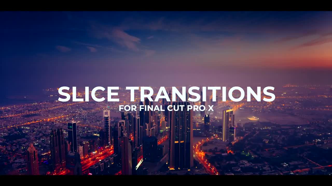Slice Transitions - Final Cut Pro Templates | Motion Array