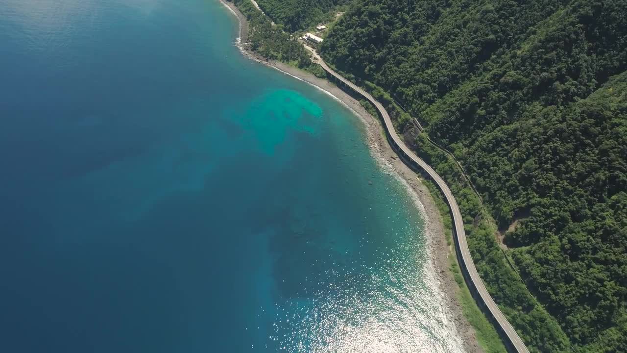 Seaside Highway And Viaduct Aerial - Stock Video | Motion Array