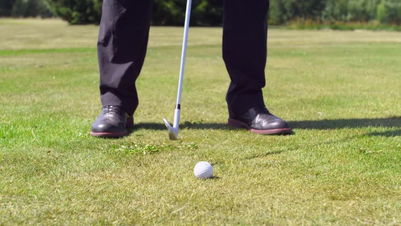 Golf Half-Swing - Stock Video | Motion Array