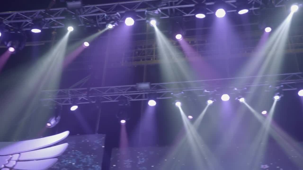 Stationary Stage lights - Stock Video | Motion Array