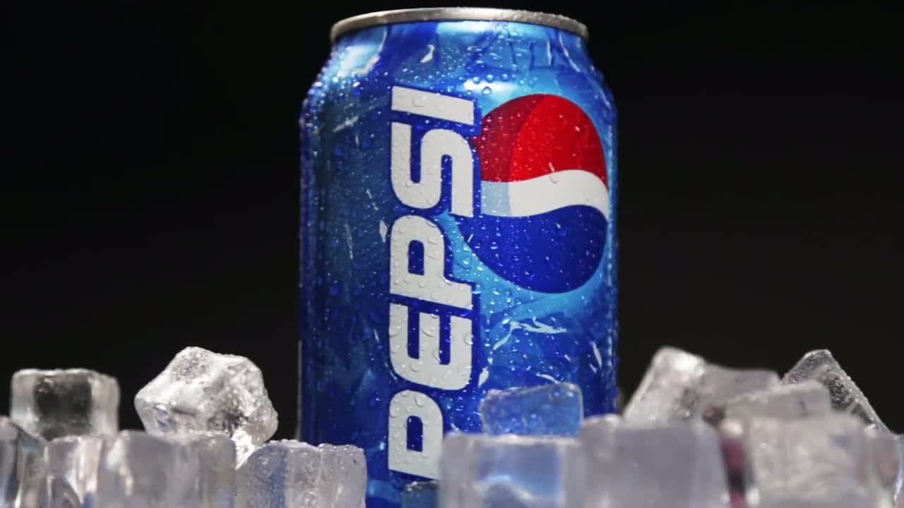 Iced Pepsi Drink - Stock Video | Motion Array