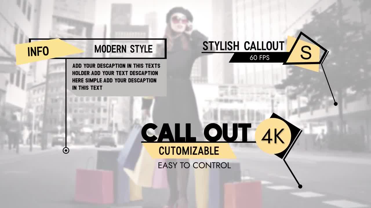 Line CallOut V1.0 - After Effects Templates | Motion Array
