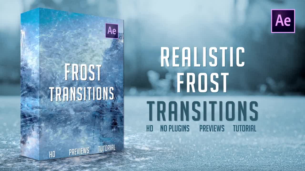 Frost Transitions - After Effects Templates | Motion Array